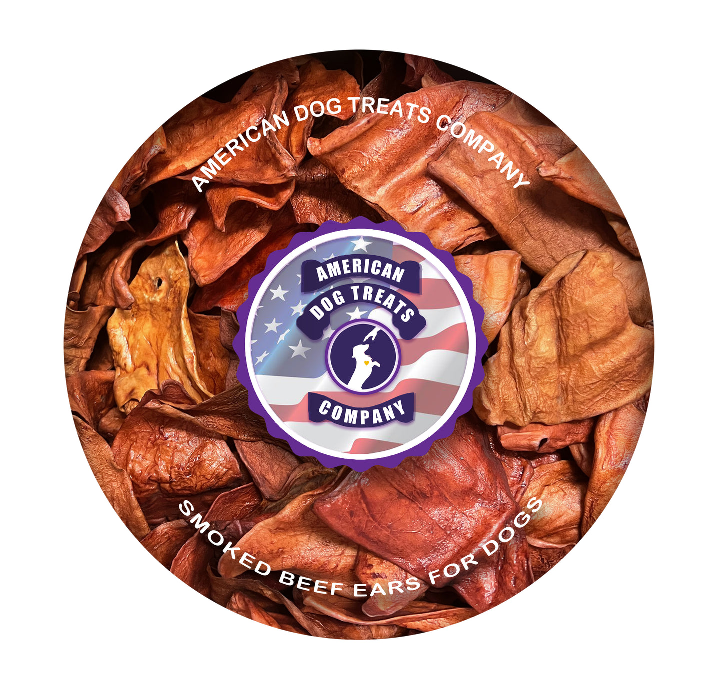 American Dog Treat Company Savory Smoked Beef Ear Treats for Dogs - Nu ...
