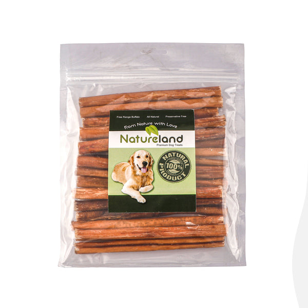 Natureland 6" Bully Sticks Thin - All-Natural, Free Range, Grass-Fed ...
